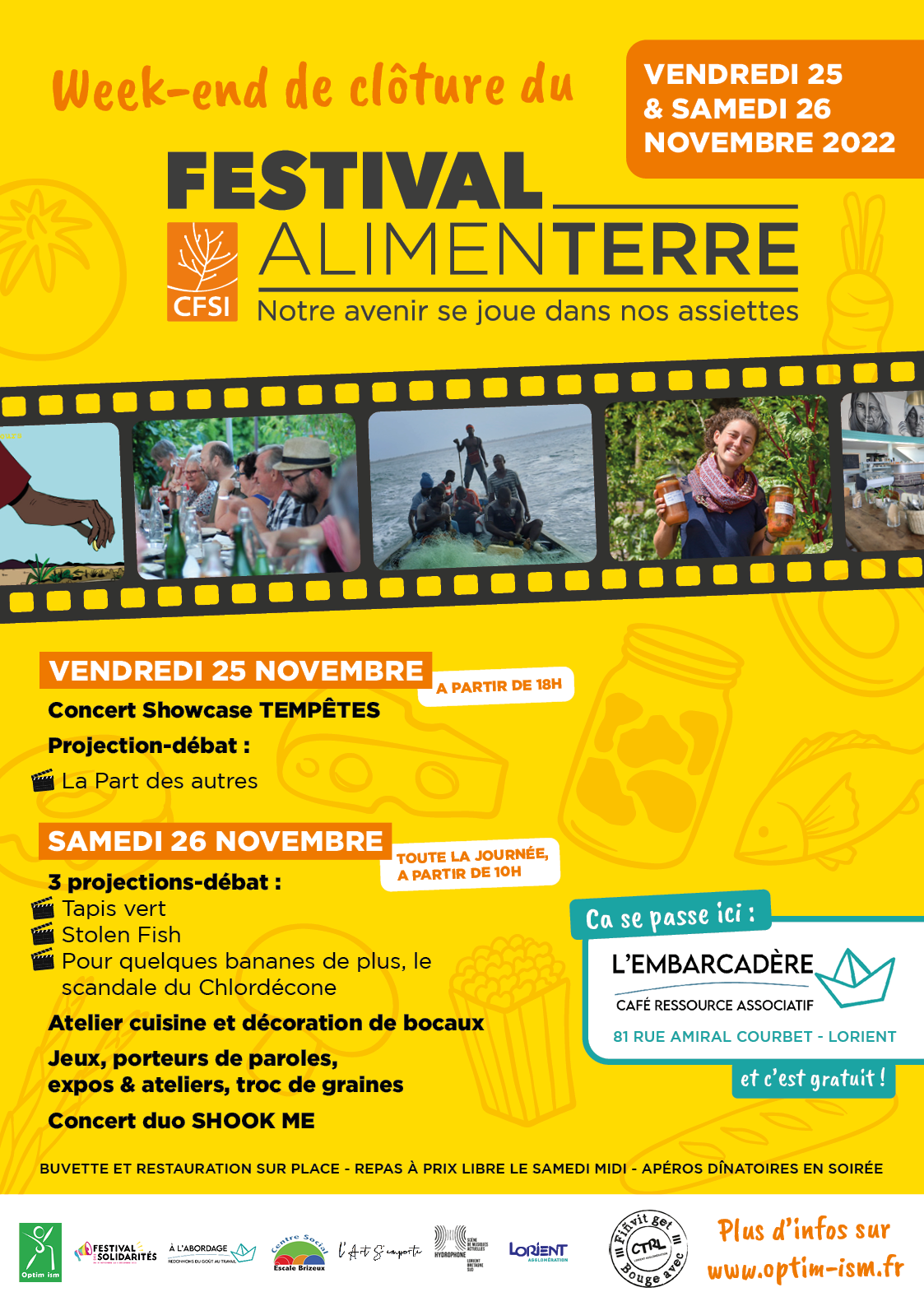 Un week-end festif pour clôturer le Festival AlimenTERRE ! - Optim'ism